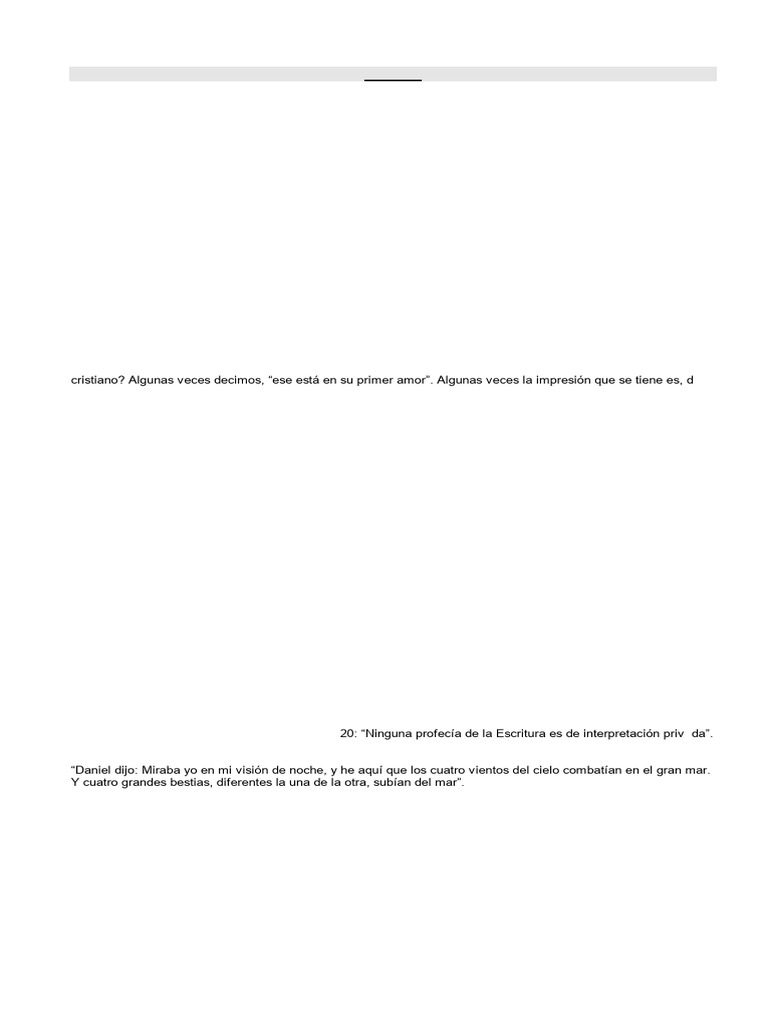 Visión Profética de Daniel 7 | PDF | Daniel (figura bíblica) | Libro de ...