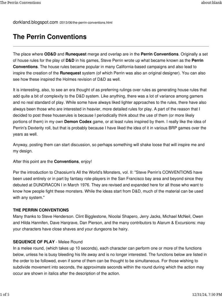 The Perrin Conventions | PDF