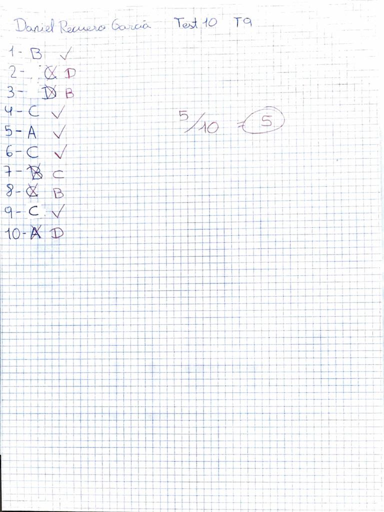 Test Dad 10 T9 | PDF