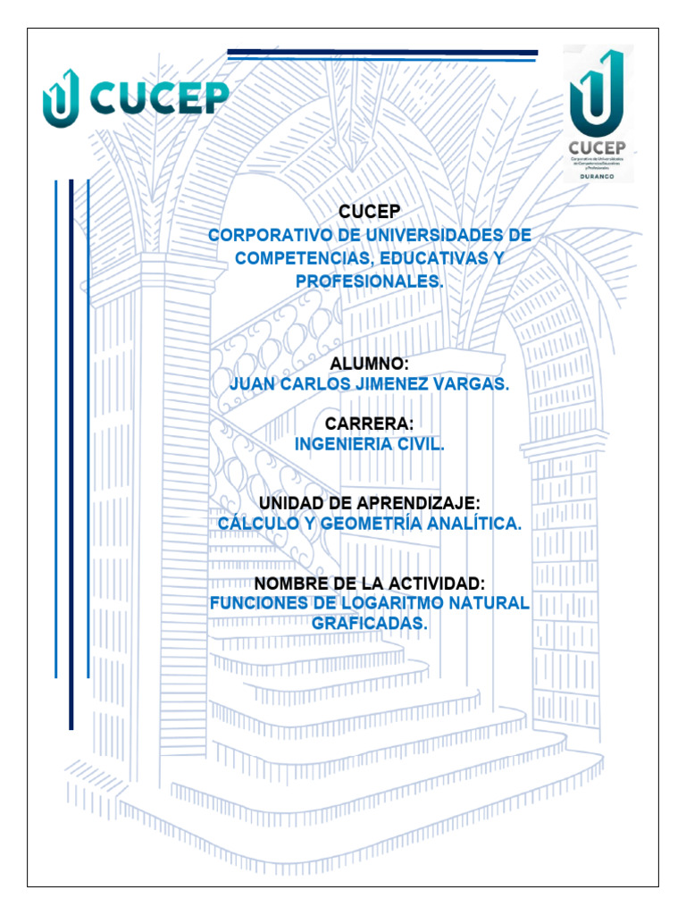 FUNCIONES DE LOGARITMO NATURAL GRAFICADAS | PDF