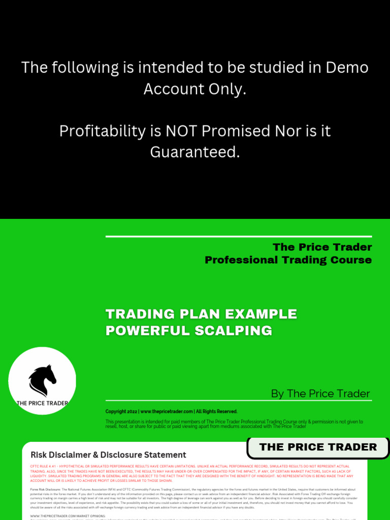 Trading+Plan+Example+-+Powerful+Scalping | PDF | Futures Contract ...