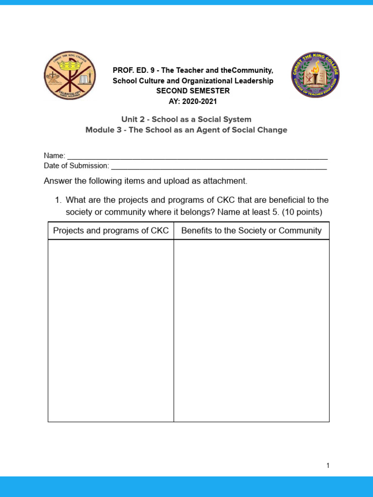 Unit 2 - Module 3 - Learning Task | PDF