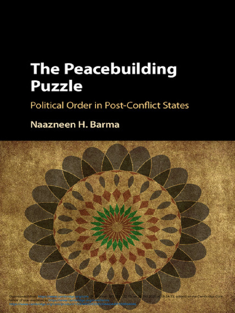 The Peacebuilding Puzzle | PDF | Peacebuilding | Governance