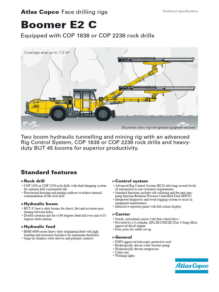 Boomer E2 C COP1838_2238 | PDF | Drill | Axle