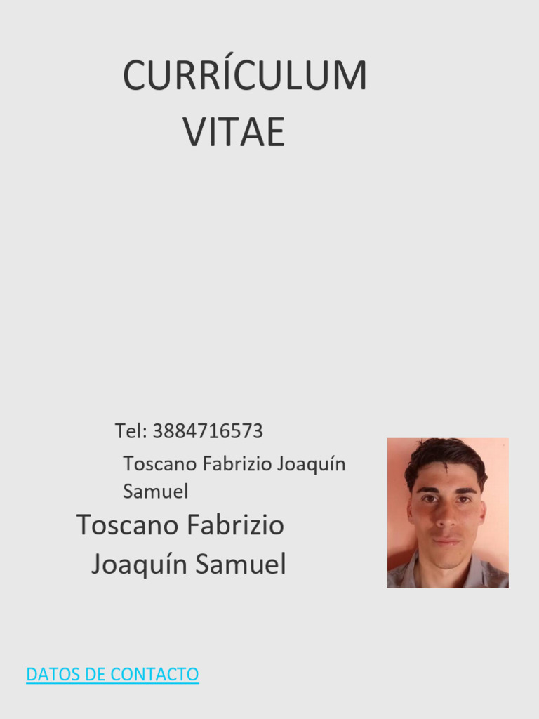 CV _ Toscano Fabrizio2 | PDF