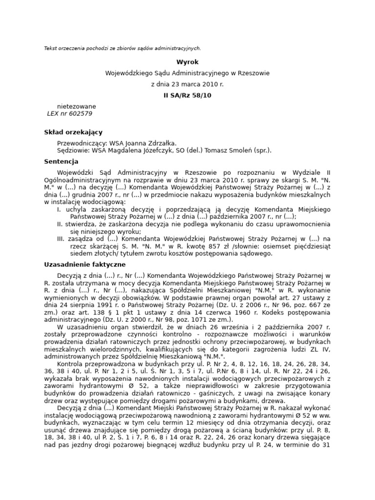 II SA RZ 58 10 | PDF