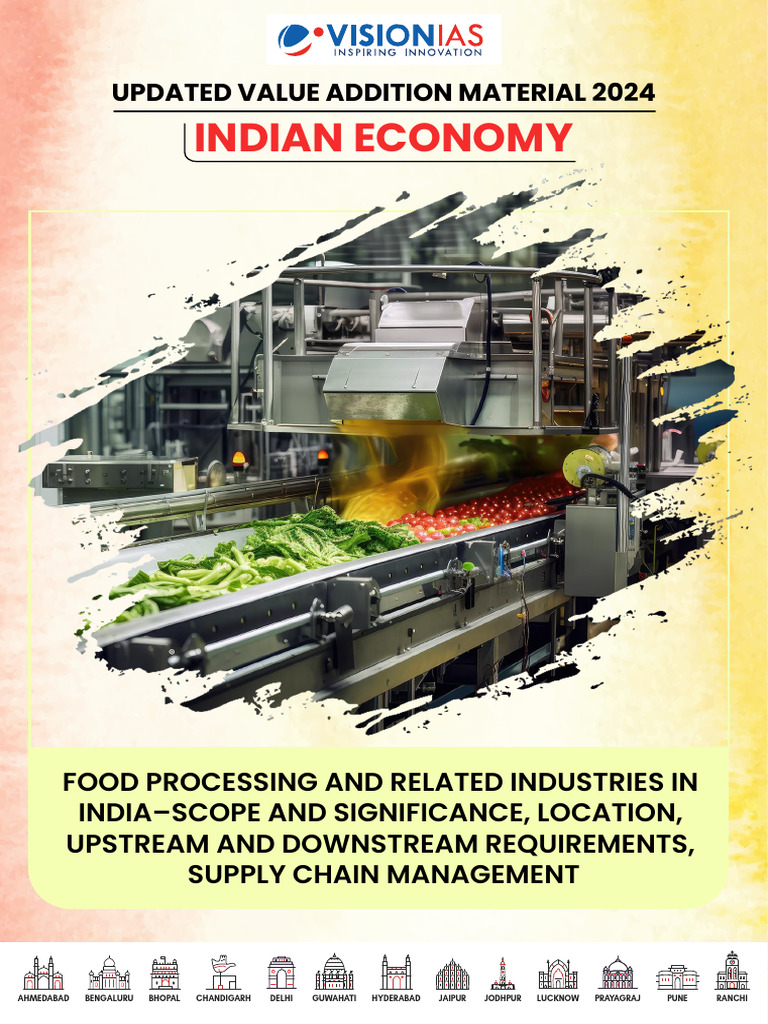 Food Processing and Related Industries | PDF | Agriculture | Infrastructure