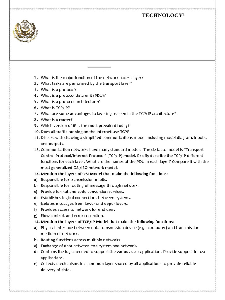 Sheet1 Data and Computer Communications | PDF | Computer Network | Internet Protocol Suite
