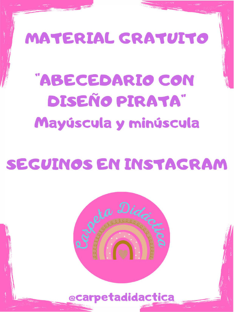 ABC PIRATA (MAYÚSCULA Y MINÚSCULA) | PDF
