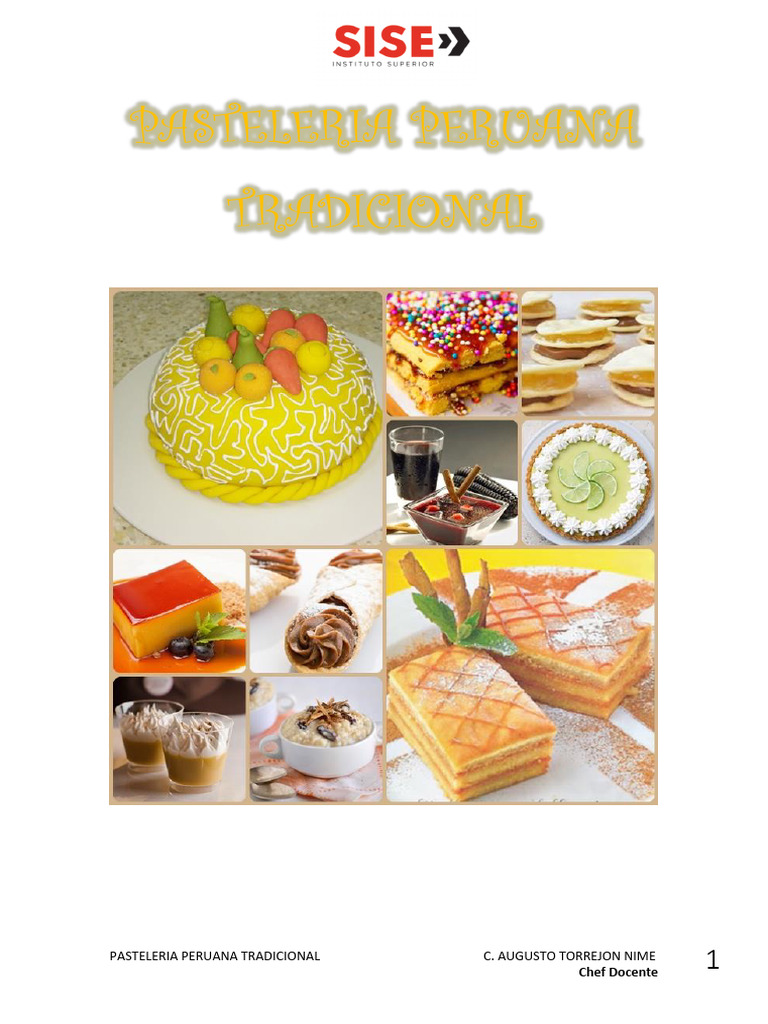 Delicias de Pastelería Peruana Tradicional | PDF | Confitería | Cocina
