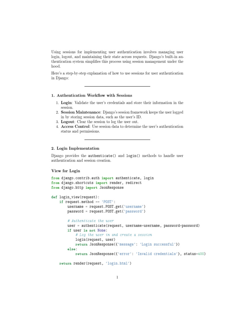 Implementing User Authentication | PDF | Login | User (Computing)