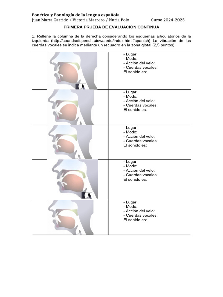 Enunciado PEC 1 2024 2025 | PDF | Vocal | Fonética