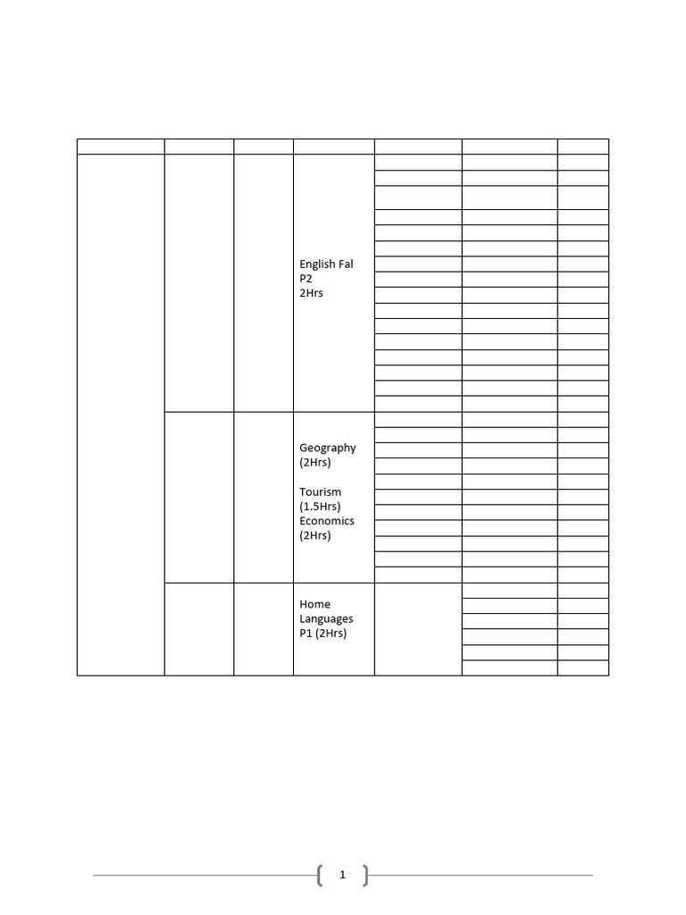 Invigilation Roster November Examination 2021 | PDF