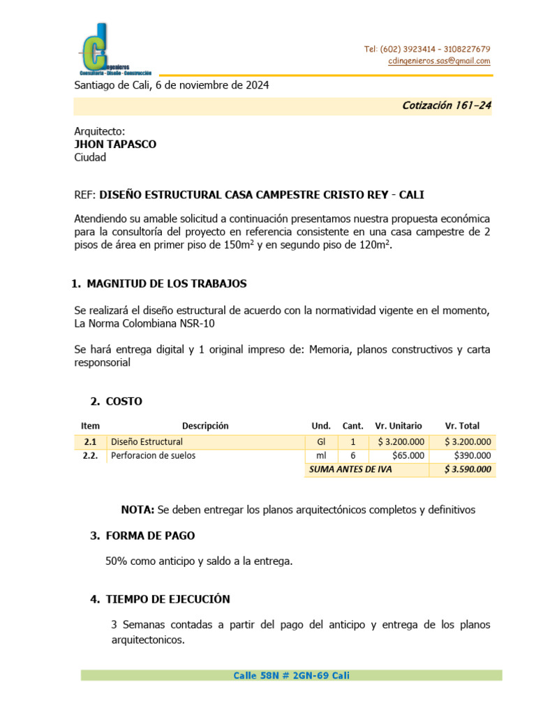 161-24 Casa Cristo Rey | PDF
