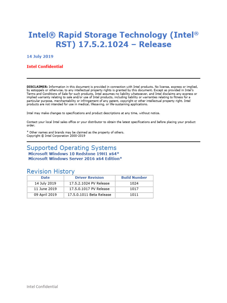 Release_Notes_ | PDF | Solid State Drive | Hard Disk Drive