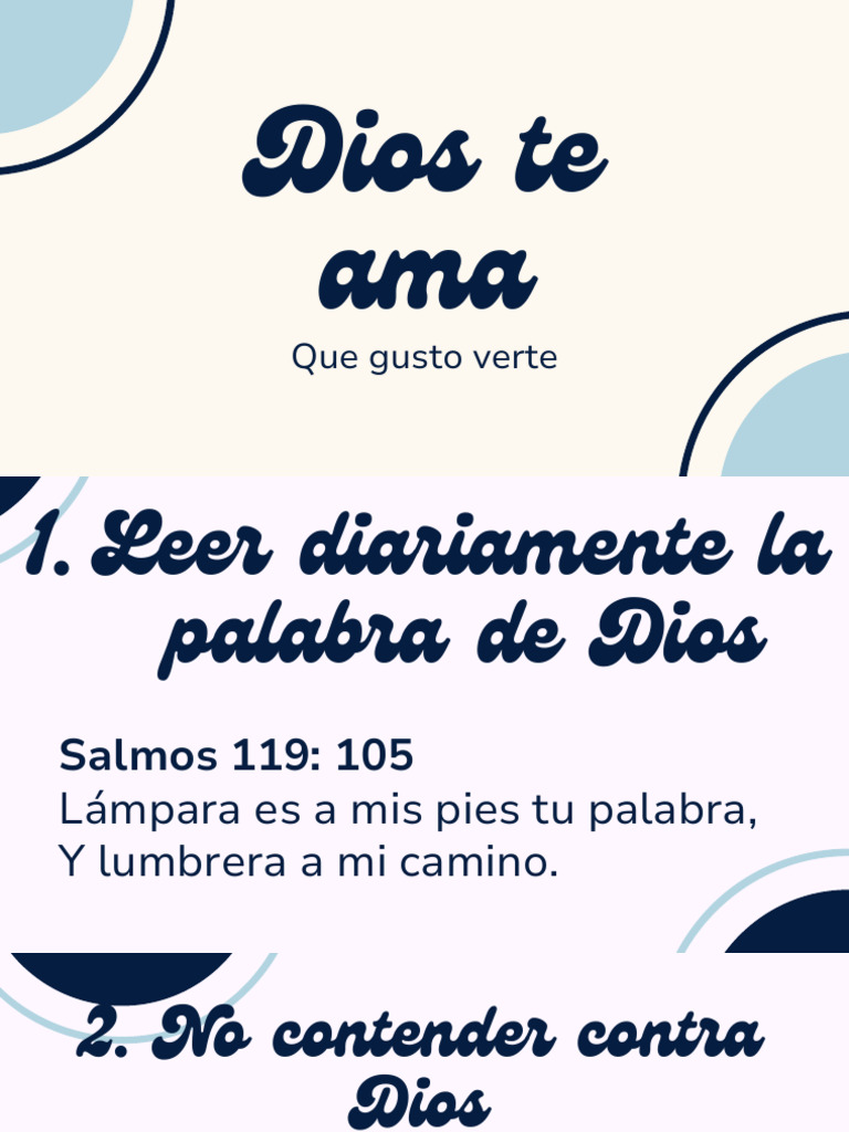 Dios Te Ama | PDF