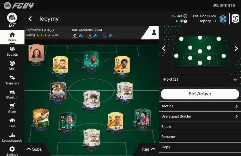 Ultimate Team Squad Builder Guide | PDF