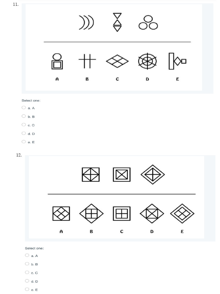 1.9. Figure Classification - Practice Paper 9 - BDEAD CADEB | PDF