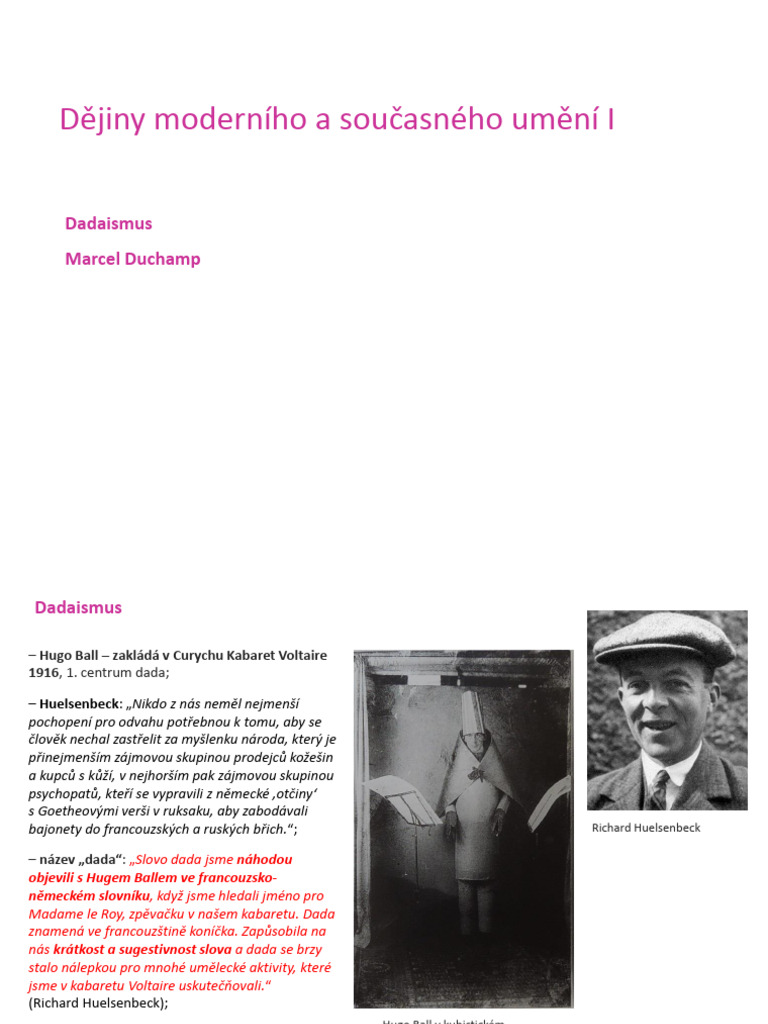 Dadaismus-Marcel Duchamp | PDF