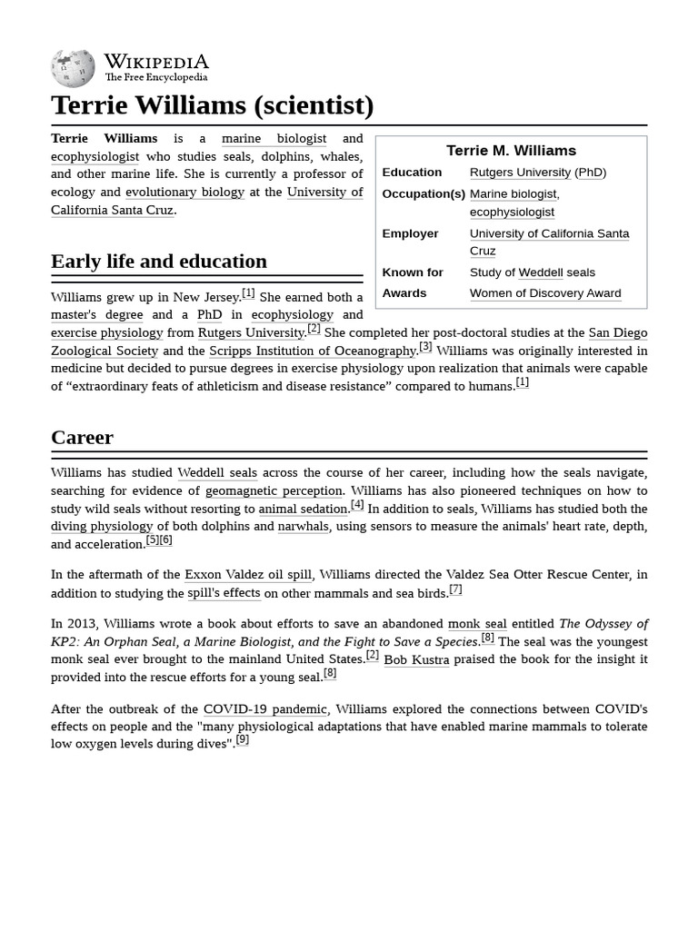 Terrie_Williams_(scientist) | PDF
