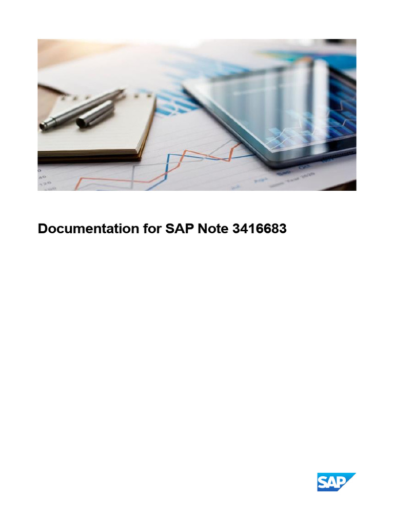 SAP Note 3416683 Documentation | PDF | Computing