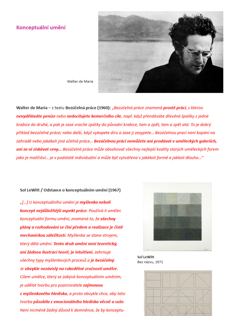 Konceptuální Umění | PDF