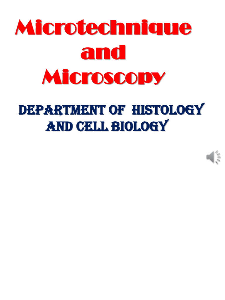 Microtechnique | PDF | Staining | Histology