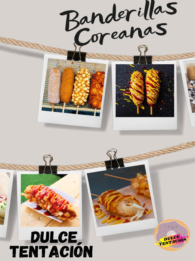 30 Recetario de Banderillas Coreanas | PDF | Panes | Pancho