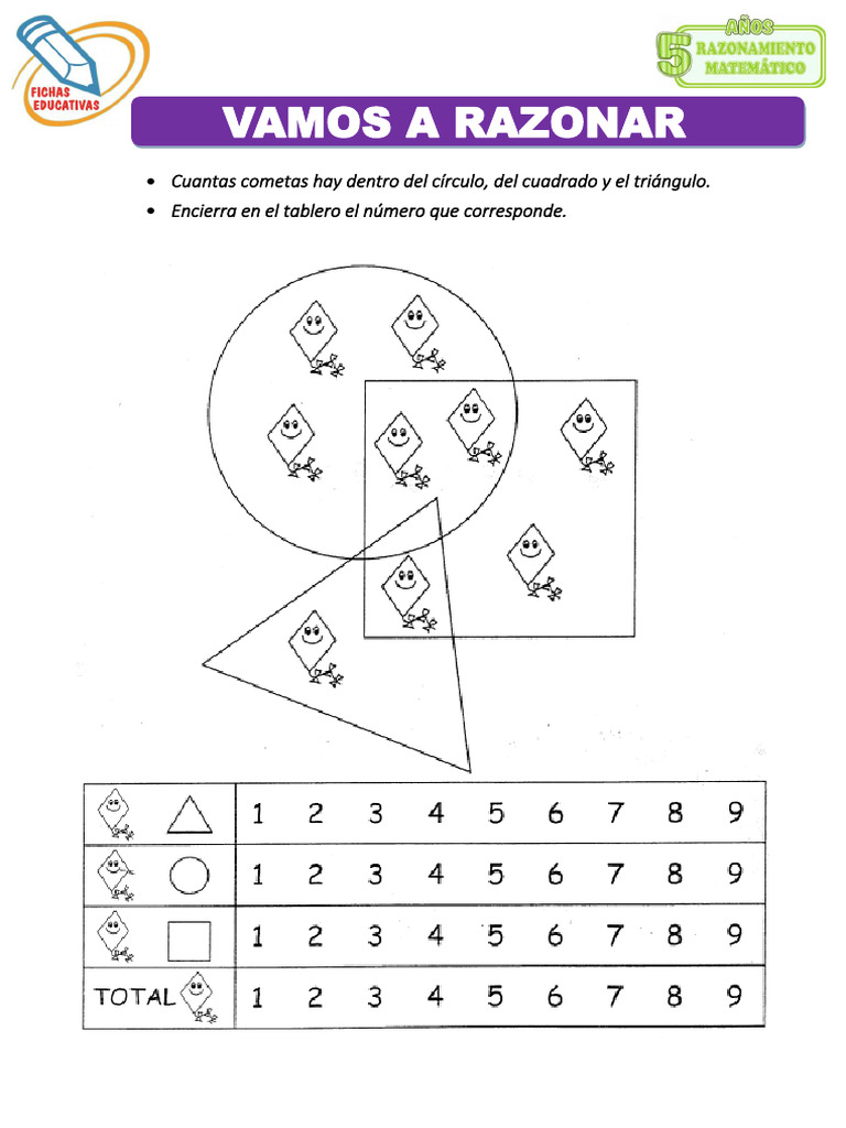 Conteo de Formas y Objetos para Niños | PDF