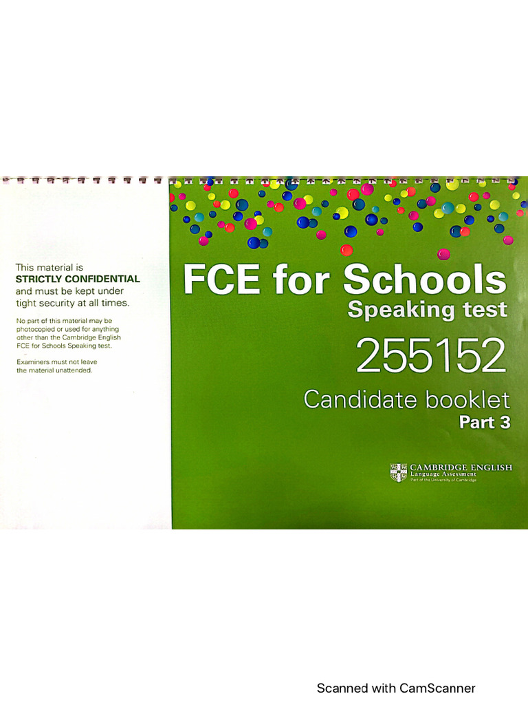 FCE Speaking Test (Part 3) | PDF