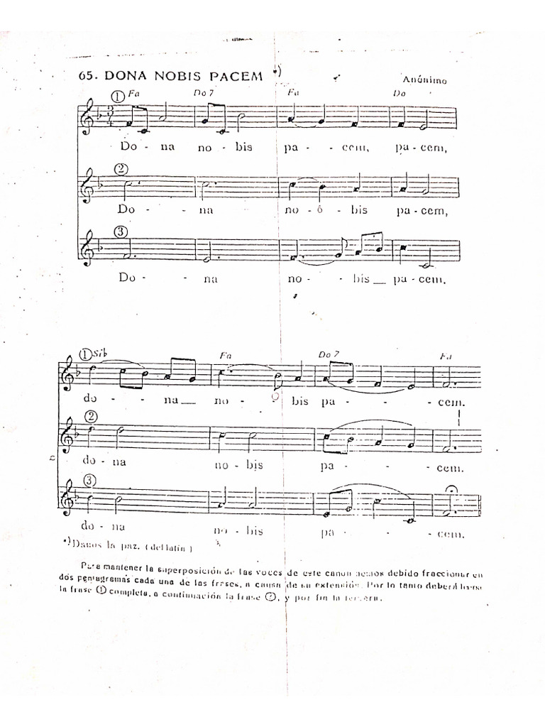 Dona Nobis | PDF
