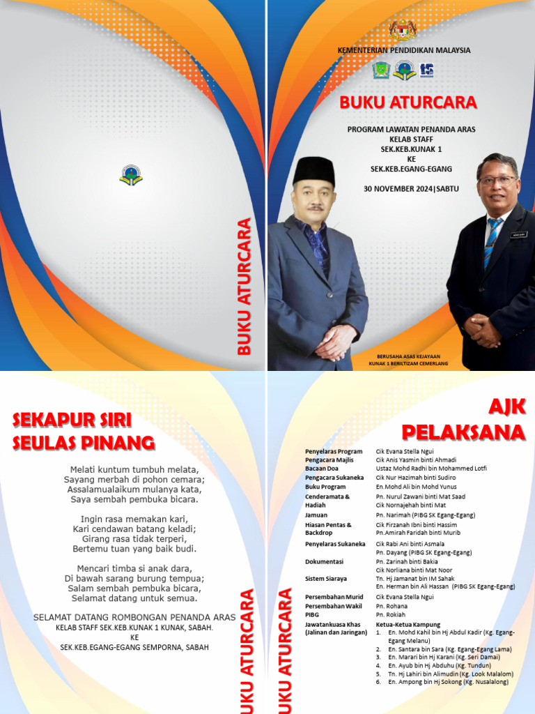 Buku Aturcara Program Penanda Arasan Kunak | PDF