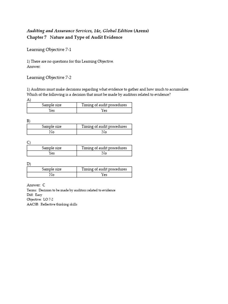 chapter 7_GE | PDF | Audit | Internal Control