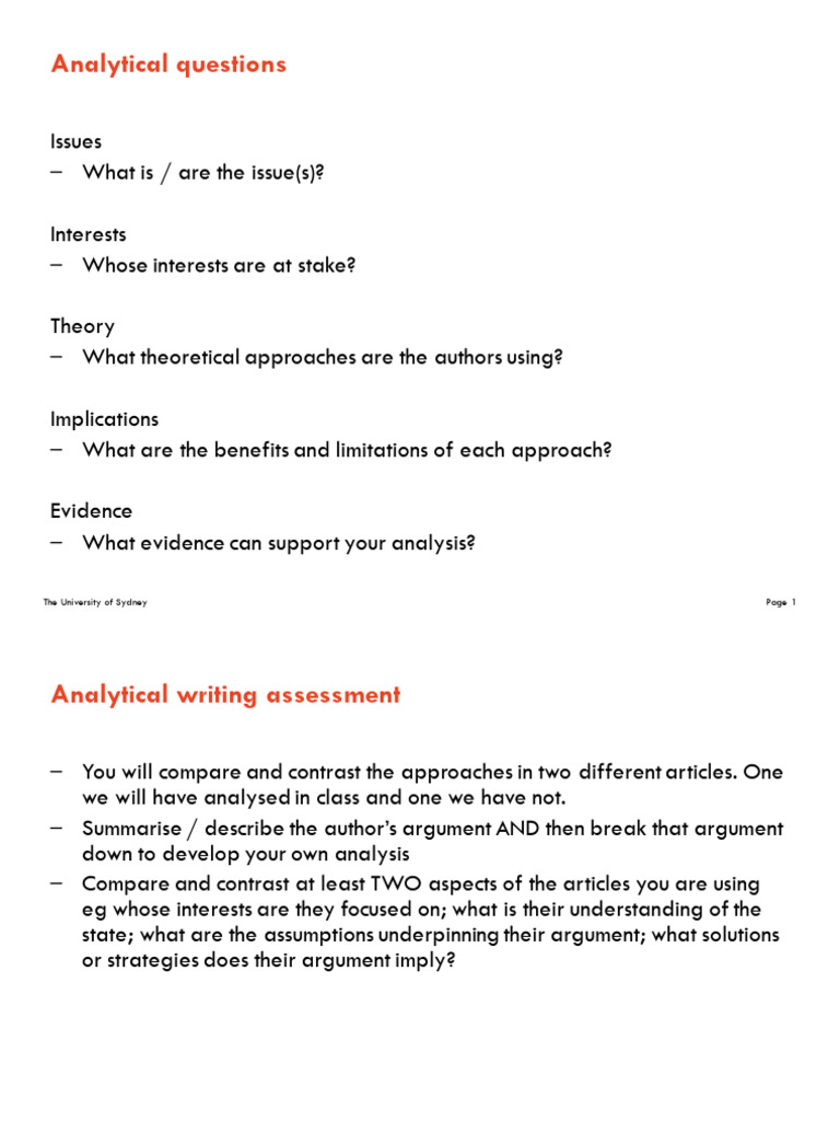 ECOP1003 Analytical Writing Exercise | PDF