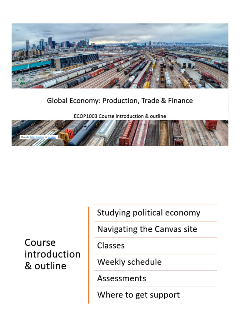 Political Economy Course Overview | PDF | Comparative Advantage ...