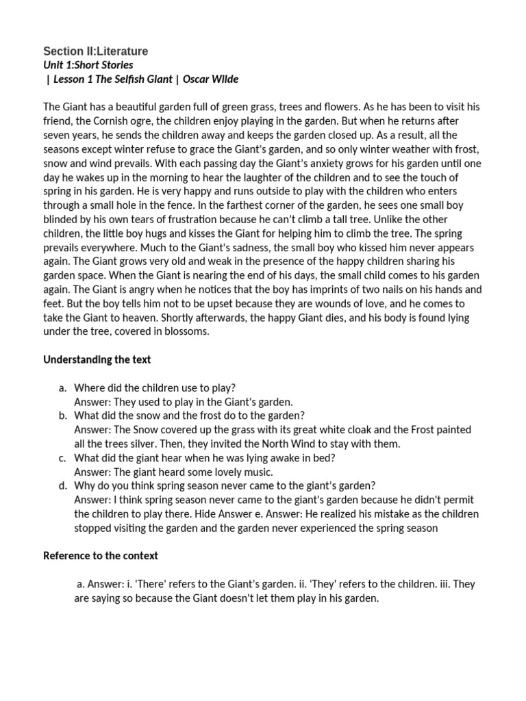 Summary of 11 Short Story | PDF | English Language | Paintings