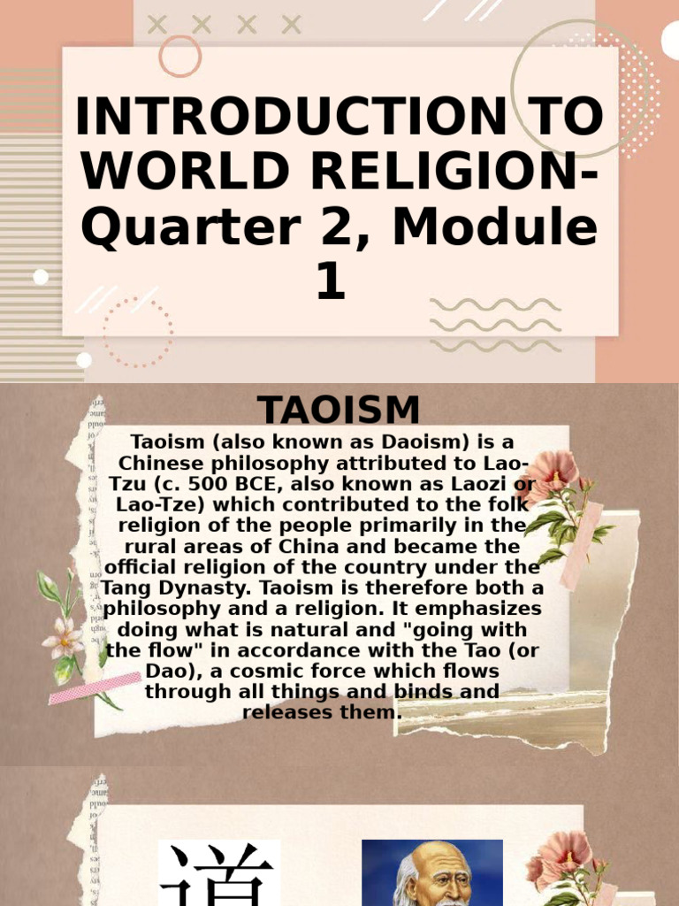 INTRODUCTION TO WORLD RELIGION - Quarter 2, Module | PDF