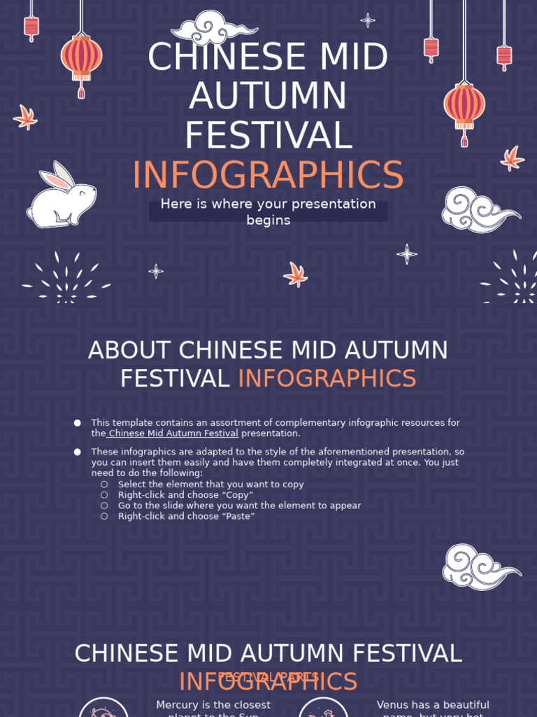 Chinese Mid Autumn Festival Infographics by Slidesgo | PDF | Planets ...