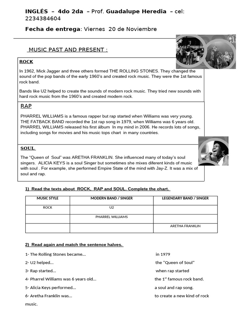 MODULO INTEGRADOR INGLES 4to Año Noviembre | PDF