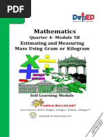 LAS Math3 Q2 Week-2 v.2 | PDF | Copyright | Mass