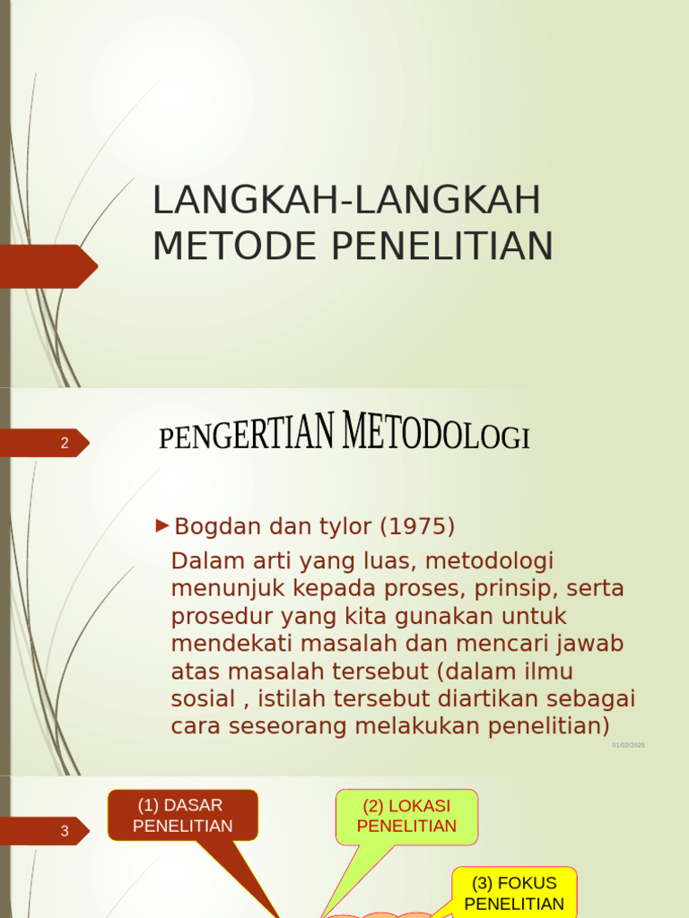 4. Langkah-langkah Metode Penelitian | PDF