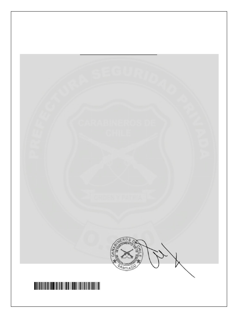 Certificado Guardia de Seguridad | PDF