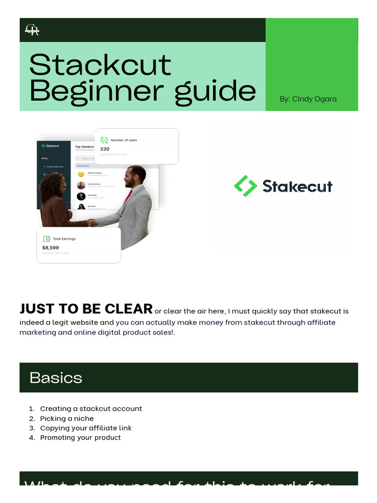 Stackcut Beginners Guide.3pdf | PDF | Cyberspace | World Wide Web