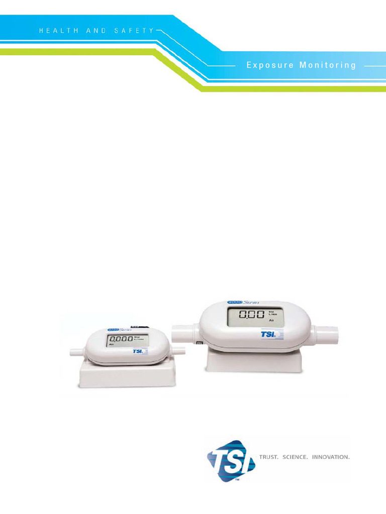 Flujometro TSI 4146 | PDF | Flow Measurement | Legal Liability