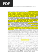 Modelo de Adhesión de Pollada Solidaria | PDF