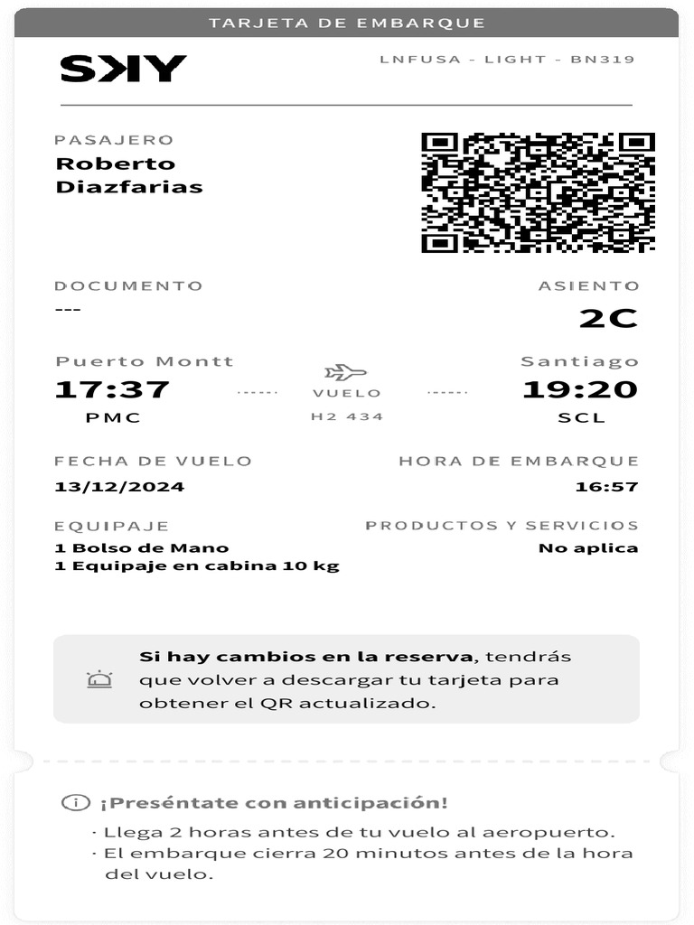 Boarding Pass FD6F651A0201 ADT | PDF