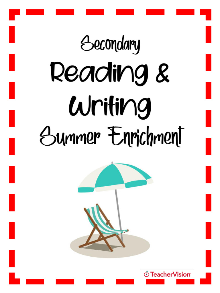 Secondary Summer Reading and Writing Enrichment Packet | PDF | Fairy ...