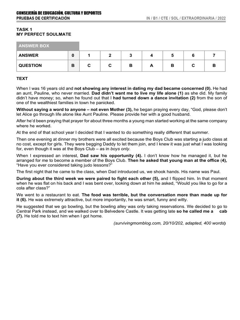 In b1 Cte e Sol 22 | PDF