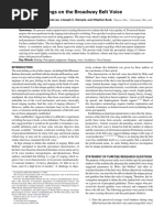 Lessac-Madsen Resonant Voice Therapy | PDF | Human Voice | Larynx
