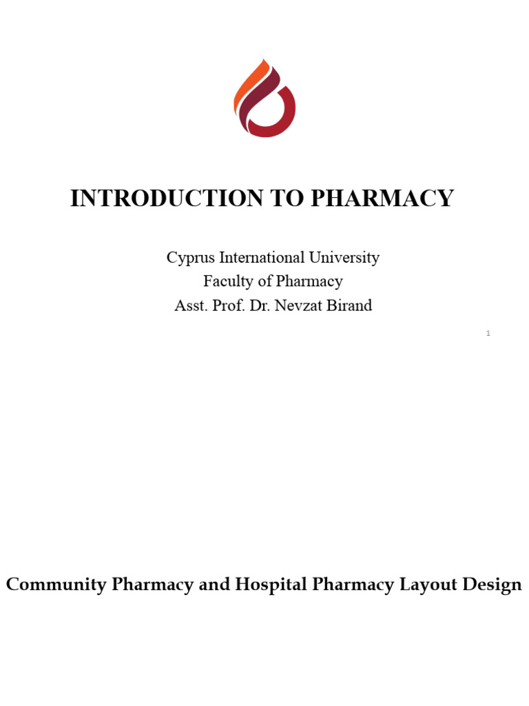 Introduction to Pharmacy_4 | PDF | Pharmacy | Pharmacist